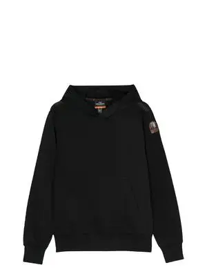 PARAJUMPERS Everest Logo-patch Hoodie - Black