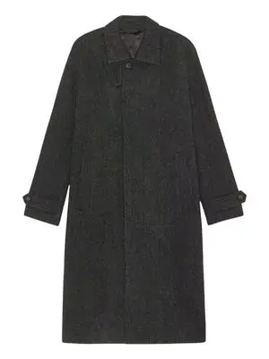 Nn07 Button-up Coat - Grey