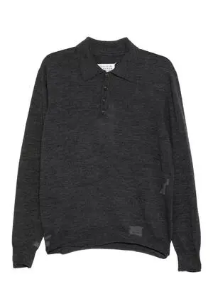 MAISON MARGIELA Patchwork Polo Shirt - Grey
