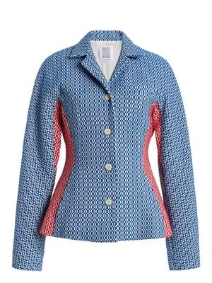 ROSIE ASSOULIN Rosie Assoulin Best Buds Woven Blazer