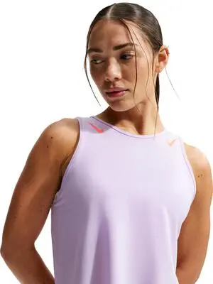 Nike Aeroswift Dri-fit Adv Cropped Running Tank Top - Purple