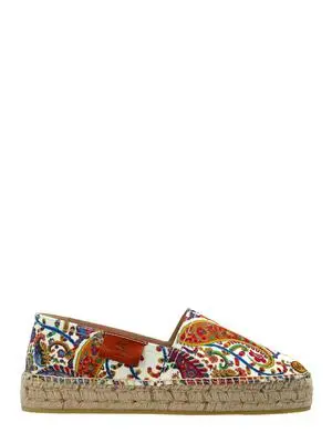 Etro Printed Espadrilles Multicolour