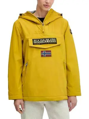NAPAPIJRI Hooded Half-zip Pullover - Yellow