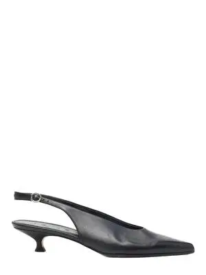AeydĒ Camila Heeled Slingback Pumps - Black