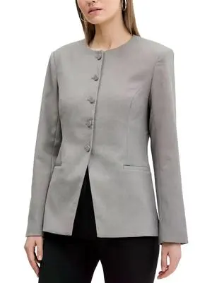 Abercrombie Buttoned Blazer - Grey