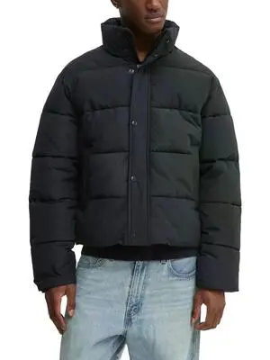 Abercrombie Padded Zip-up Jacket - Black