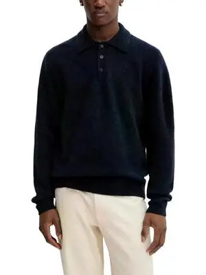 Filippa K Knitted Polo Shirt - Blue