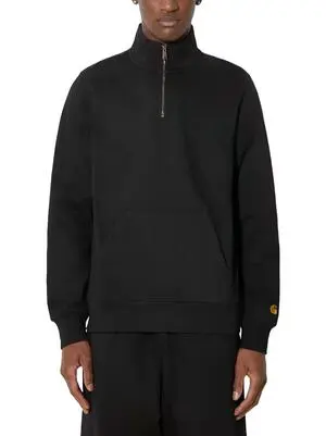Carhartt Work In Progress Chase Half-zip Sweatshirt - Black