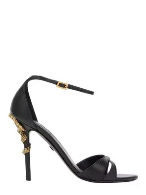 Roberto Cavalli Serpentine Sandals - Black