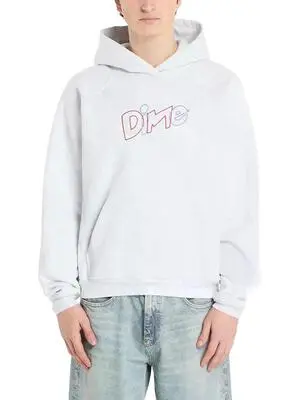 DIME Embroidered Hoodie - Grey