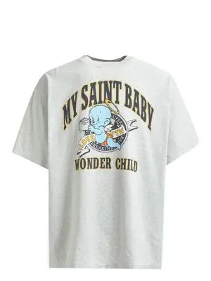 SAINT MXXXXXX Saint Baby T-shirt Grey - Gray