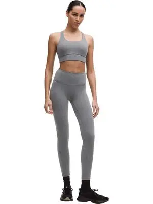Lululemon Wunder Train High-rise Tight 25 - Intertwine Texture Black White