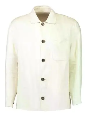 Eleventy Button Overshirt - Neutrals