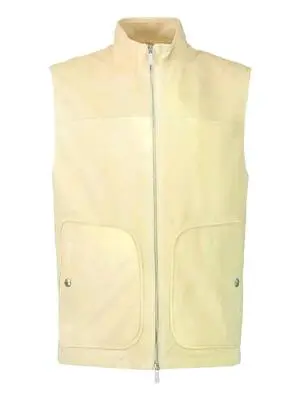 Eleventy Zip-up Vest - Yellow
