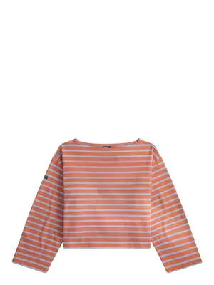 Polo Ralph Lauren Striped Boatneck Jersey - Orange