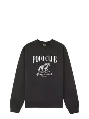 SPORTY & RICH Graphic-print Sweatshirt - Grey