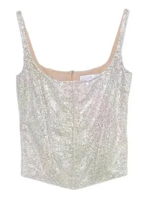 Giuseppe Di Morabito Embellished Top - Silver