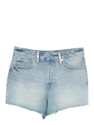Alexander Wang Five-pocket Denim Shorts - Blue