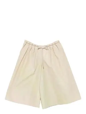 BRANDON MAXWELL Sutton Pintuck Elongated Shorts