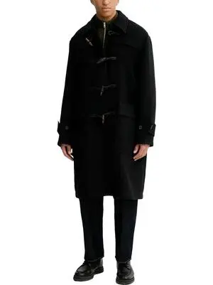 Filippa K Montly Toggle-buttons Coat - Black