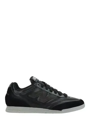 Junya Watanabe Smooth Leather Suede Trainers - Black