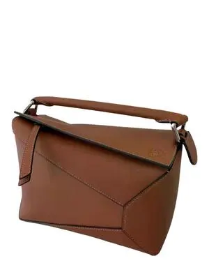 Loewe Puzzle Edge Small Tote Bag - Brown