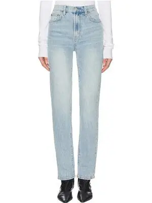 PISTOLA Bri High Rise Slim Straight Jeans - Blue