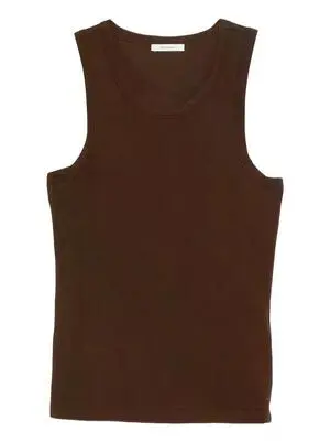 ENTIRE STUDIOS Sleeveless Tank Top - Brown