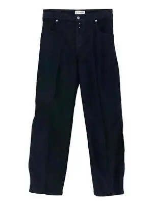 Victoria Beckham Split-detail Trousers - Blue