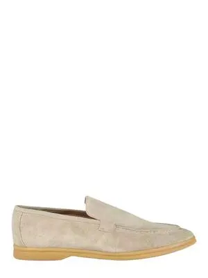 Eleventy Suede Loafers - Neutrals