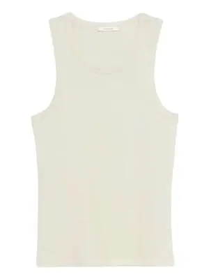 ENTIRE STUDIOS Ribbed Tank Top - Neutrals
