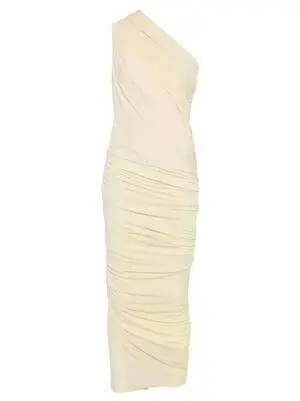 Tove One-shoulder Ruched Dress - Neutrals