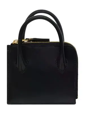 Comme Des Garçons Handle Zip Wallet - Black