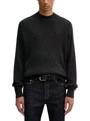 Filippa K Ribbed Mock-neck Sweater - Grey