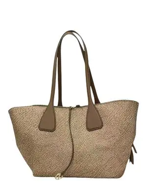 Borbonese Printed Shoulder Bag - Brown