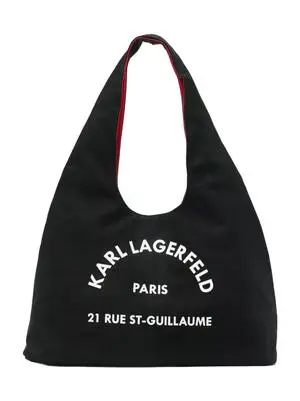 Karl Lagerfeld Logo-print Tote - Black