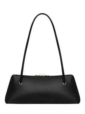 0711 TBILISI Leslie Zip Shoulder Bag - Black