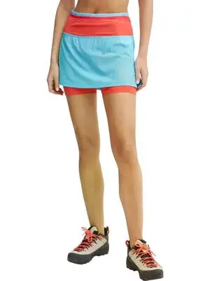 LA SPORTIVA Mini Skirt With Zip Detail - Blue