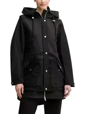 Mackage Quilted Hooded Jacket - Black