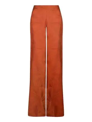 Johanna Ortiz Palazzo Pants - Orange