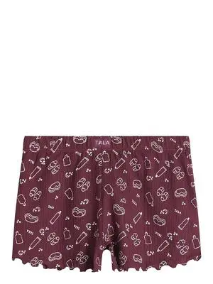 TALA Sleep Lounge Shorts - Port