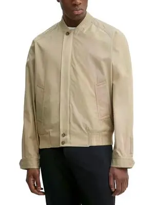 Filippa K Ribbed-hem Bomber Jacket - Neutrals