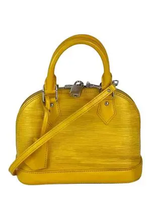 LOUIS VUITTON Bb Alma Epi Tote Bag - Yellow