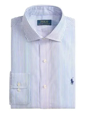 Polo Ralph Lauren Striped Custom Fit Shirt - Blue