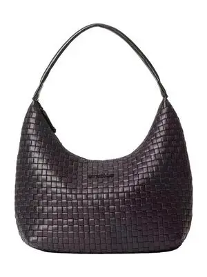 Mz Wallace Medium Woven Shoulder Bag - Black