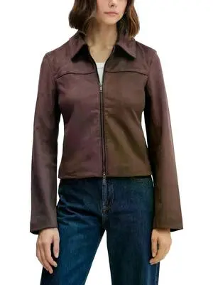 Abercrombie Zip-front Jacket - Brown