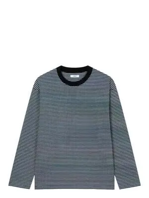 STUDIO TOMBOY Striped Long-sleeves Top - Green