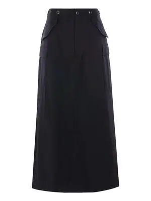 Junya Watanabe Flap-pocket Skirt - Black
