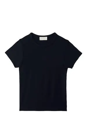 WAKAKUU Baby Tee Modal - Black
