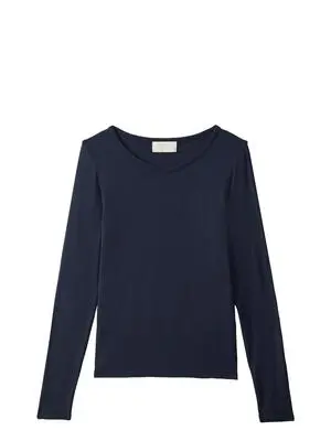 WAKAKUU Zoe Modal Top - Navy